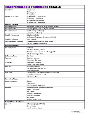 Parasitology SUMMARY TABLE - NEMATODES PARASITE COMMONNAME HABITAT ...