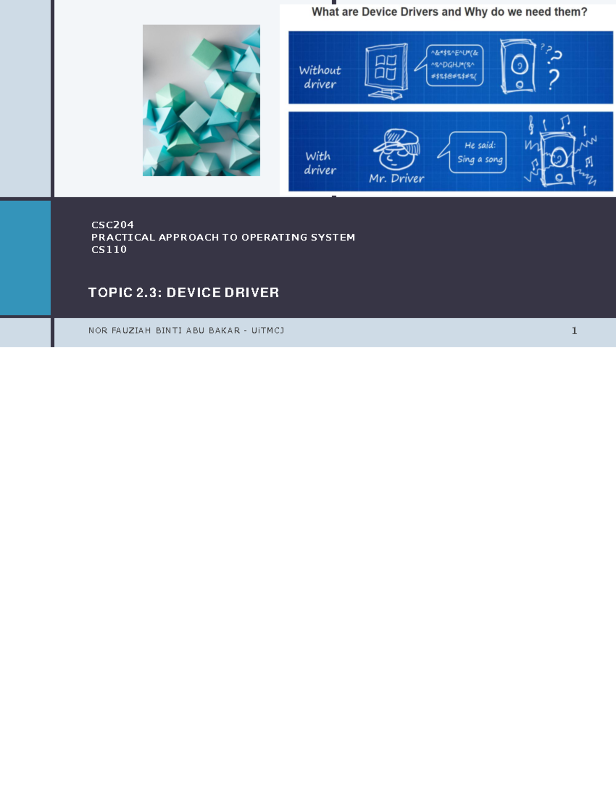 Csc204 notessss - CS C2 0 4 P RACT I CAL AP P ROACH TO OP ERAT I NG S ...