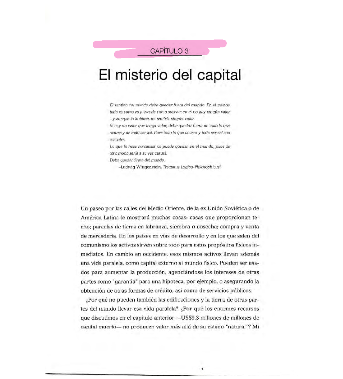Capitulo 3 EL Misterio DEL Capital - CAPÍTULO 3 El misterio del capital ...