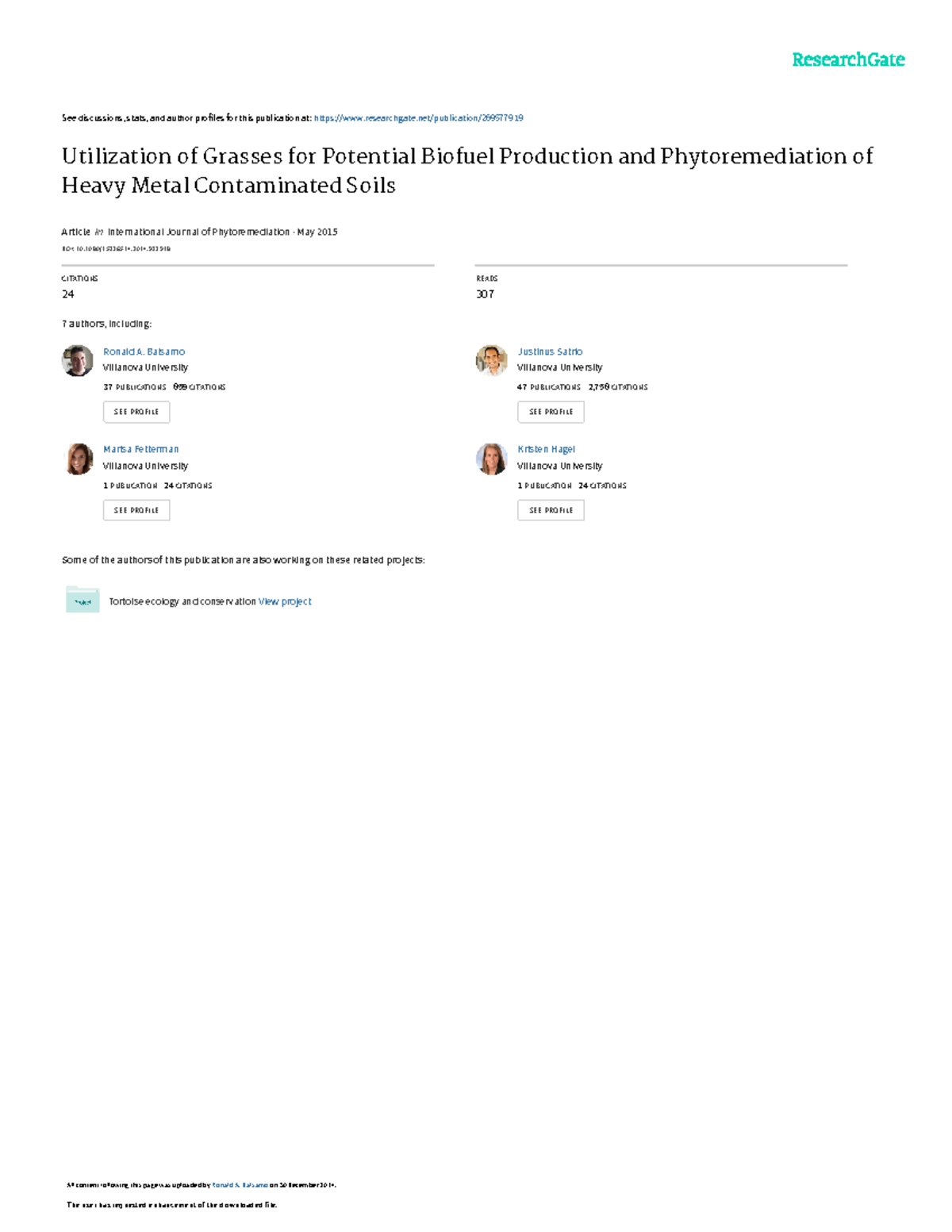 BALZAMO FITORREMEDIACIÓN - See discussions, stats, and author profiles ...