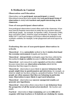 Sociology Essay - Marketisation - Item B Since the introduction of ...