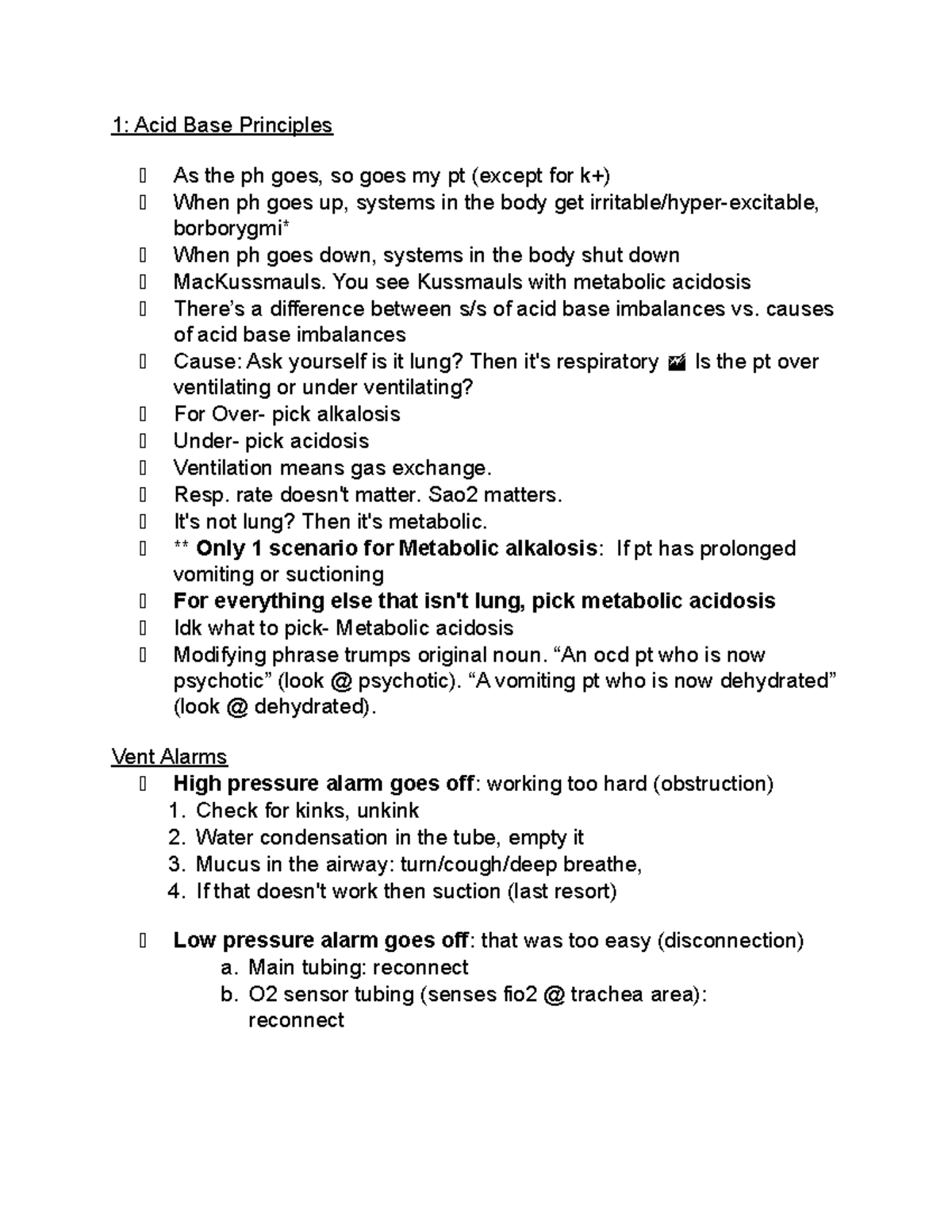 acid base principles - 1: Acid Base Principles As the ph goes, so goes ...