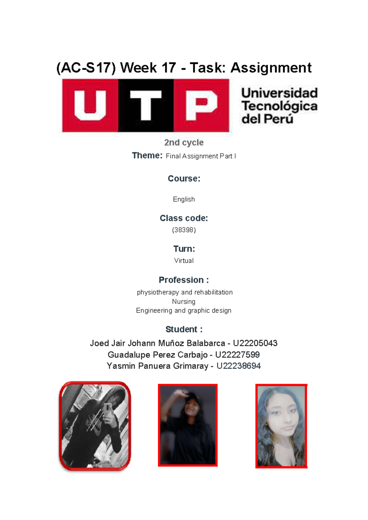 (AC-S17) Week 17 - Task Assignment - Ingles III - (AC-S17) Week 17 ...