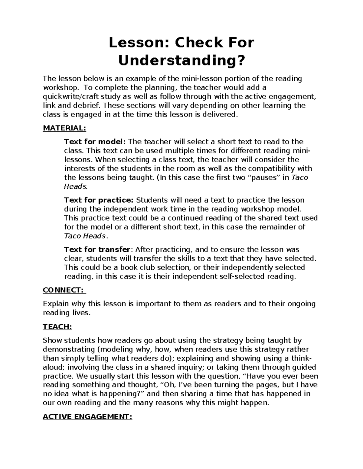 Plot #1 - Check For Understanding - Lesson: Check For Understanding ... Plot #1 - Check For Understanding - Lesson: Check For Understanding ...
