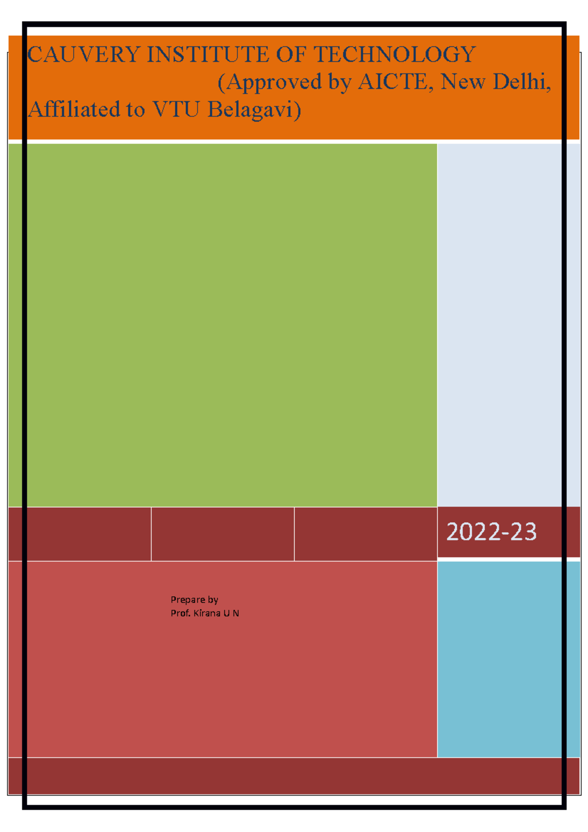 C++ Basic lab manual - CAUVERY INSTITUTE OF TECHNOLOGY (Approved by ...