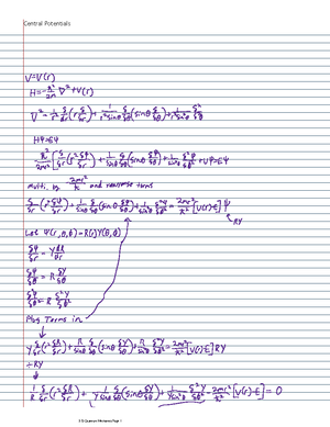 Double Slit and Fourier Transforms - PHYS 4363 - Studocu