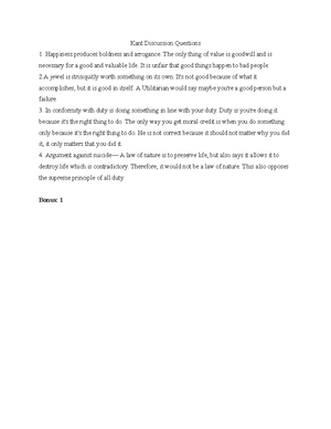 Aristotle Discussion Questions - Aristotle Discussion Questions ...