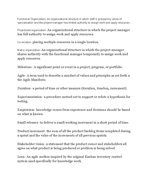 Chapter 3- Charting Projects - Charting Projects Project charters ...