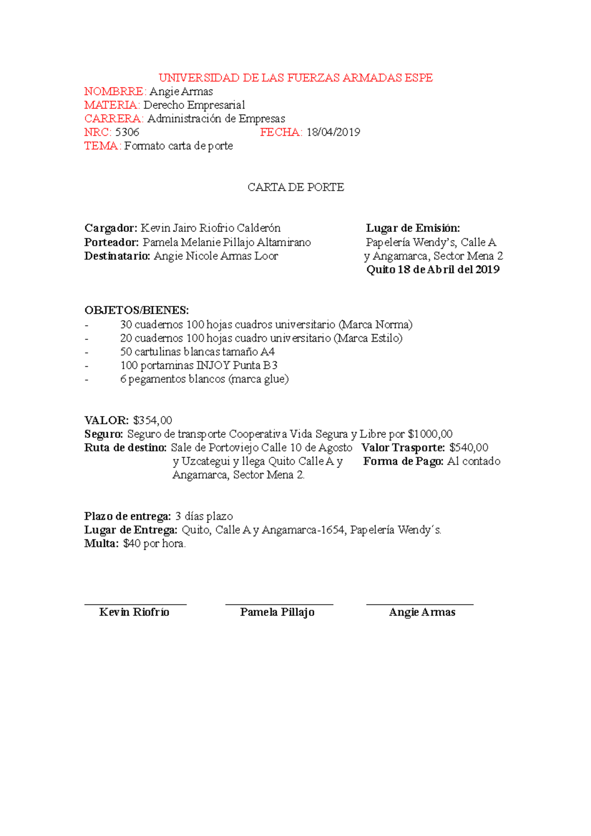 Armas Angie- Deber N2 - Apuntes - UNIVERSIDAD DE LAS FUERZAS ARMADAS ...