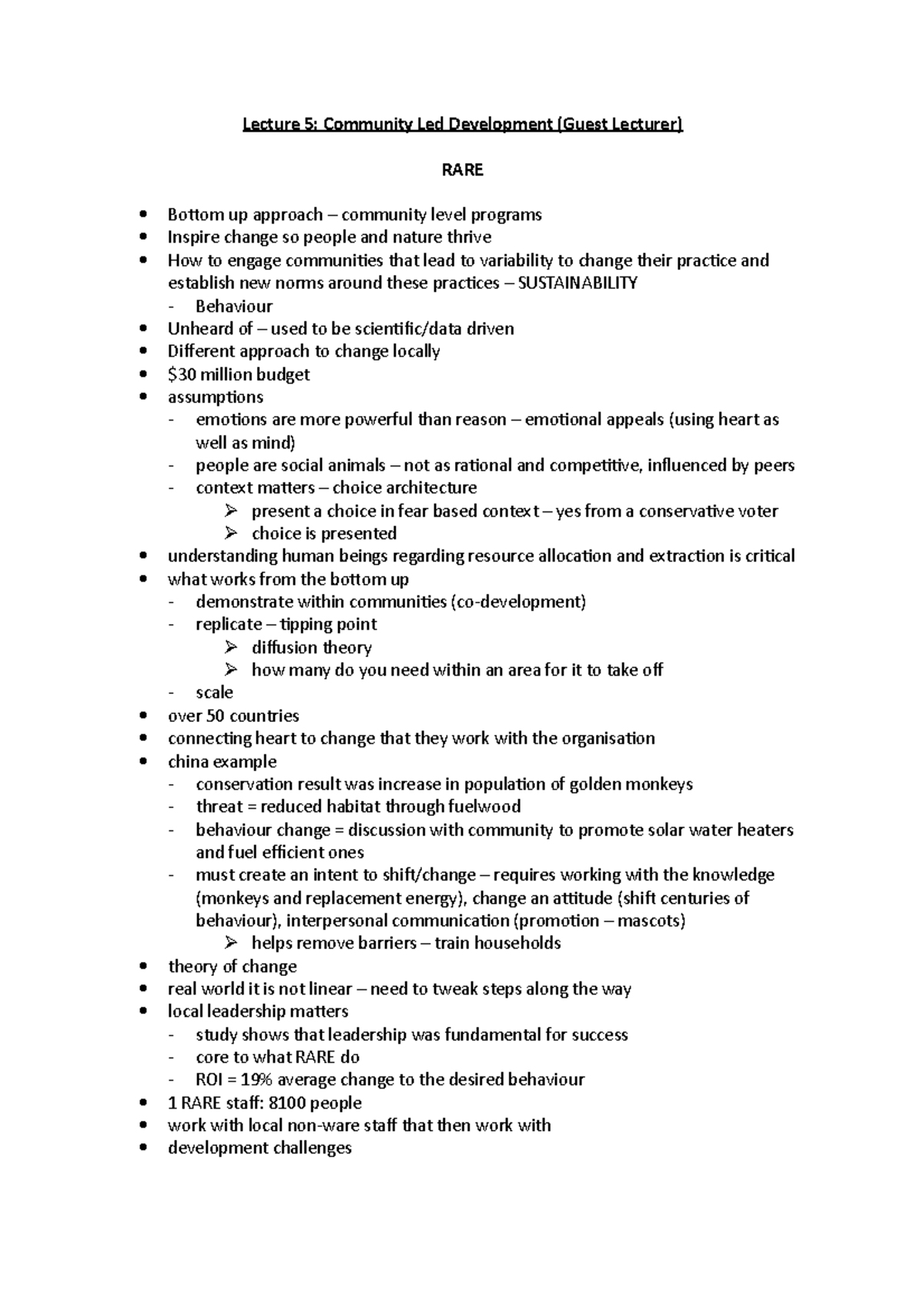 ECON2560 Lecture 5 - Lecture 5: Community Led Development (Guest ...
