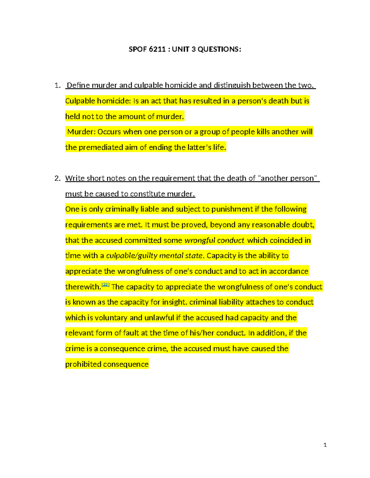 SPOF 6112 unit 3 questions - SPOF 6211 : UNIT 3 QUESTIONS: Define ...