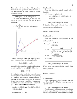 PHY 301 HW #5-problems - 11 problem questions on Further Applications ...