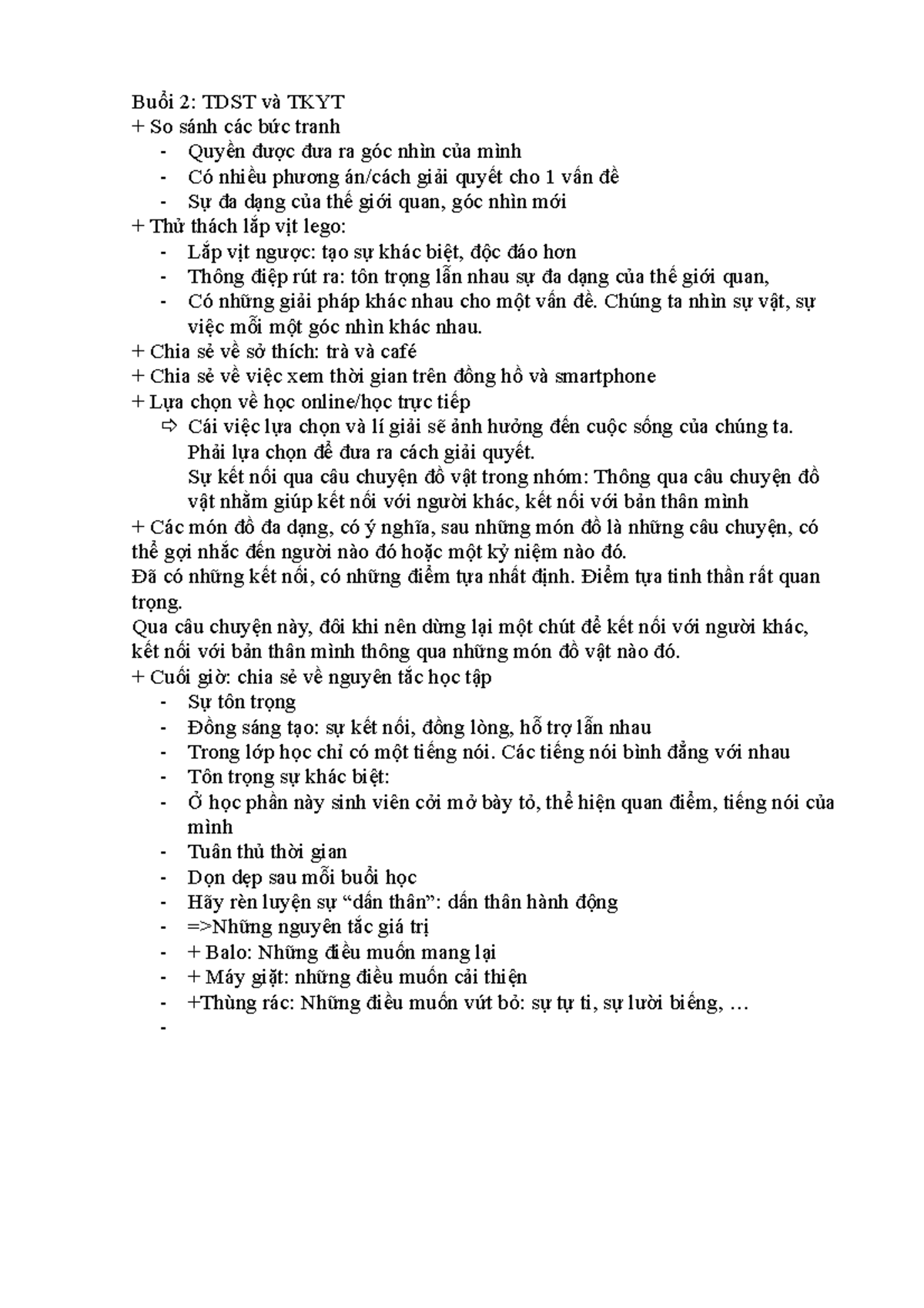 Nhật kí học tập - Buổi 2: TDST và TKYT So sánh các bức tranh Quyền được đưa ra góc nhìn của mình ...
