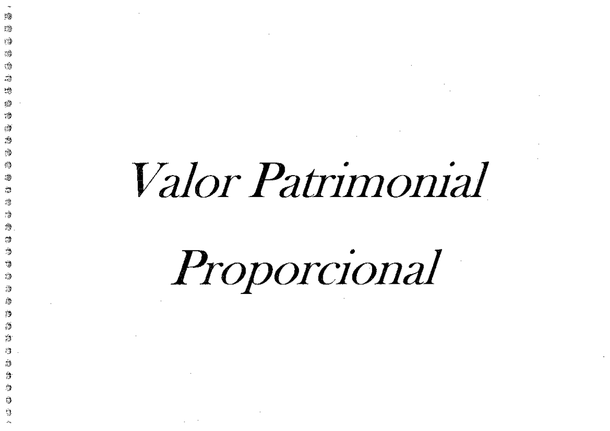VPP (libro) - valor patrimonial proporciona (VPP) - Contabilidad - UNSE ...