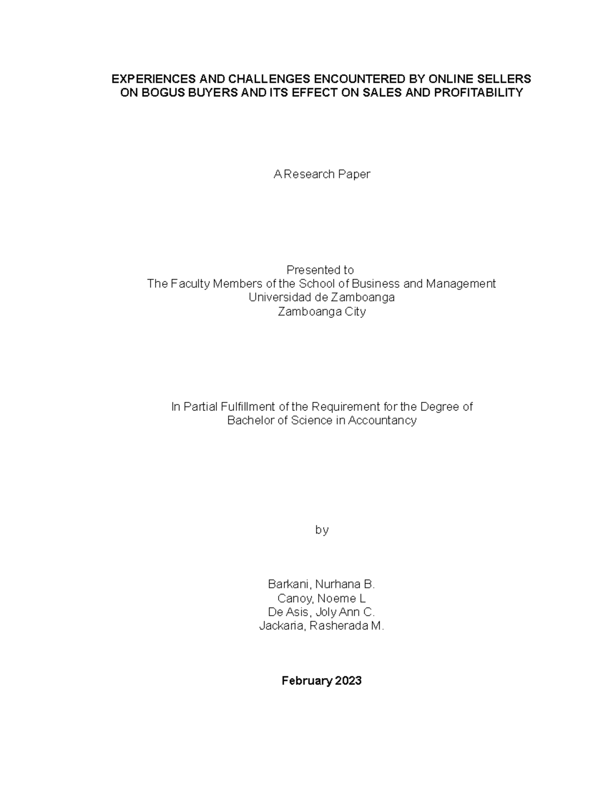 Experiences hhhuuu - i EXPERIENCES AND CHALLENGES ENCOUNTERED BY ONLINE ...