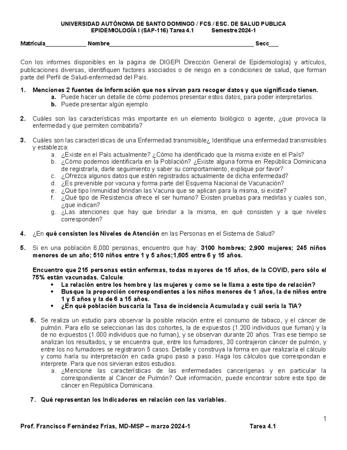 Epidem SAP116-mar2024 T4.1 FFdez - UNIVERSIDAD AUTÓNOMA DE SANTO ...