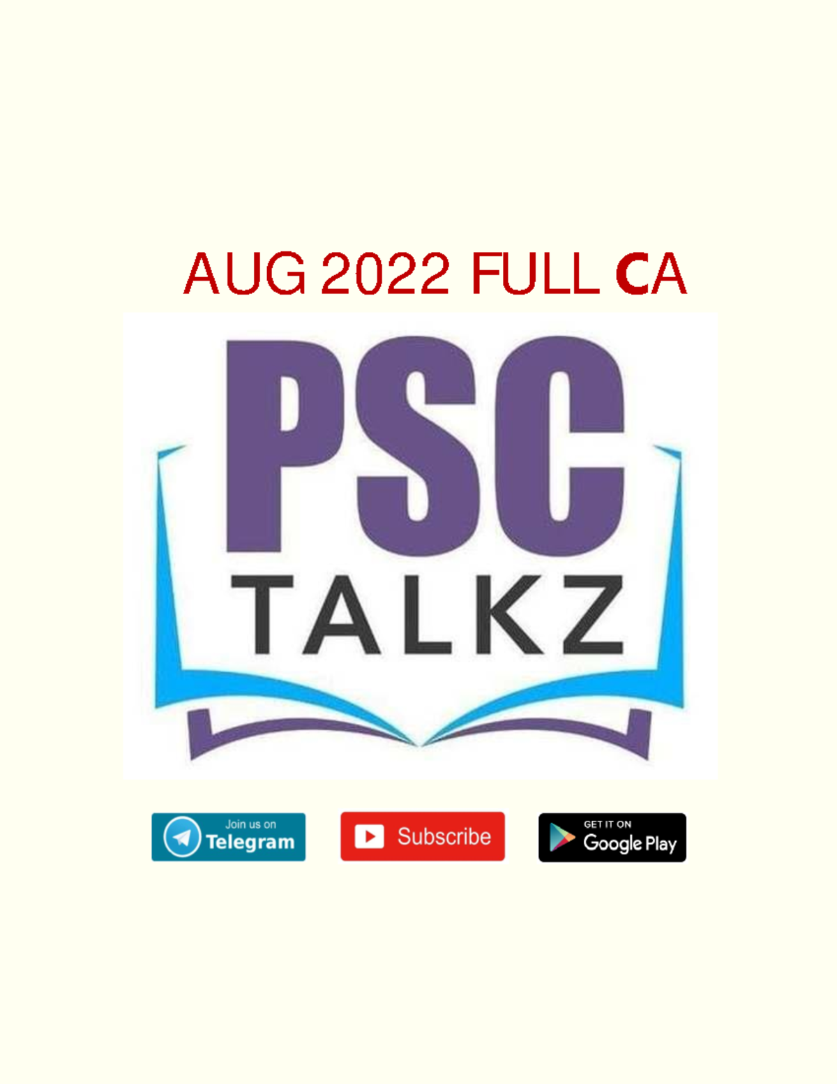 AUG 2022 FULL CA - It will help to perform well in examination - AUG ...