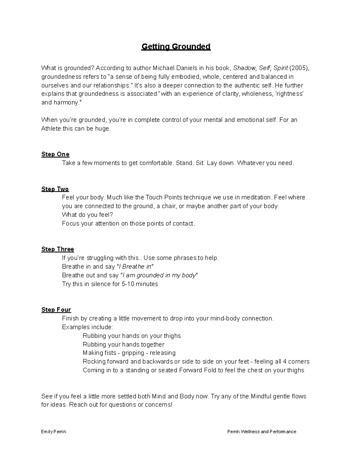 Getting Grounded - say boys - Getting Grounded What is grounded ...