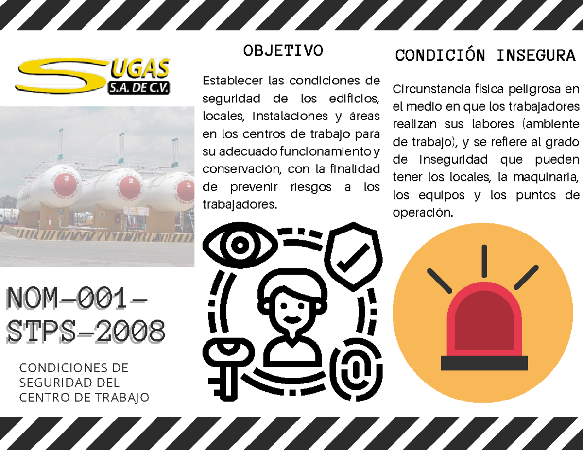 Triptico NOM 001 STPS 2008 - NOM-001-NOM-001- STPS-2008STPS ...