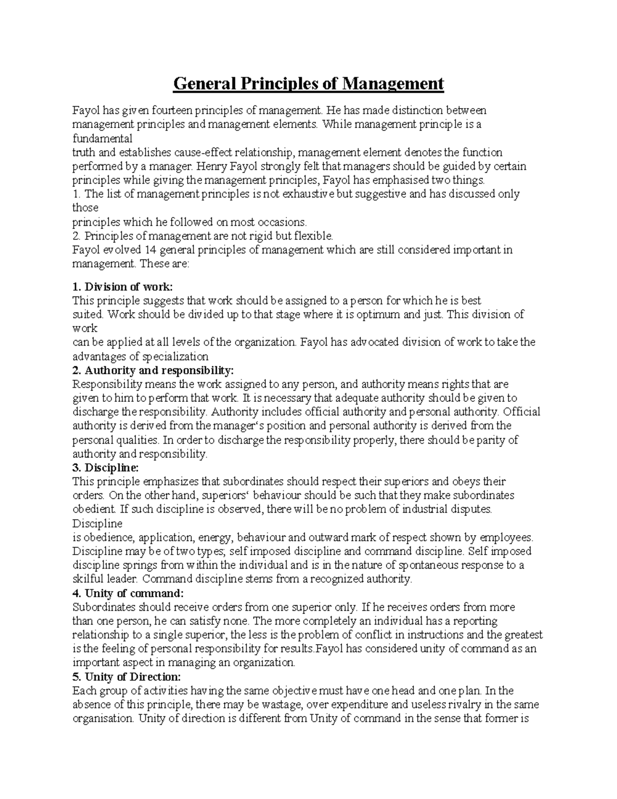 General Principles of Management-2 - General Principles of Management ...