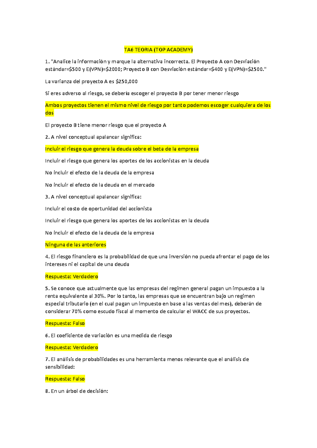 TA 6 Teoria TOP Academy - TA6 TEORIA (TOP ACADEMY) "Analice la ...