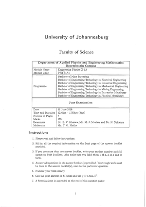 Experiment B - PHYSICS PRACTICALS: SEMESTER 1 1 EXPERIMENT B THE SIMPLE PENDULUM: AN EXERCISE IN ...