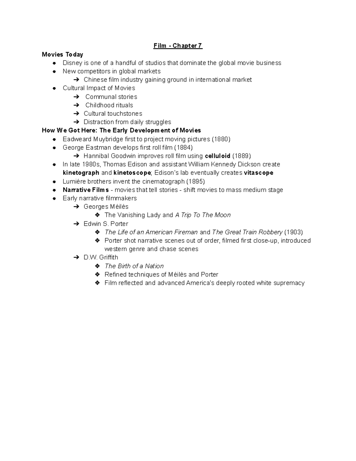 Copy of DMJ 101 Media and Society - Oct 27; Film - Chapter 7 - Film ...