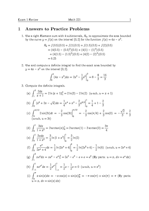 221 S23 HW4 - Practice worksheets - MATH-221 Calculus II: Homework 4 ...
