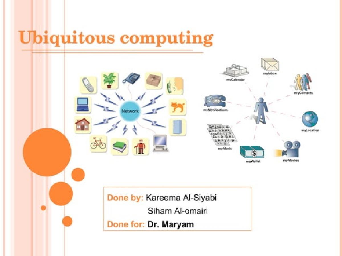Ubiquitous-computing-1421267 - Eelectronics and communication - Studocu
