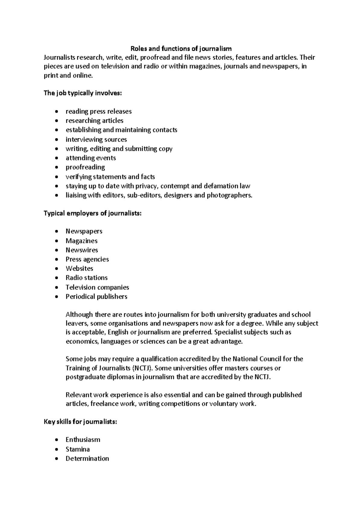 Roles And Functions Of Journalism Roles And Functions Of Journalism roles-and-functions-of-journalism-roles-and-functions-of-journalism