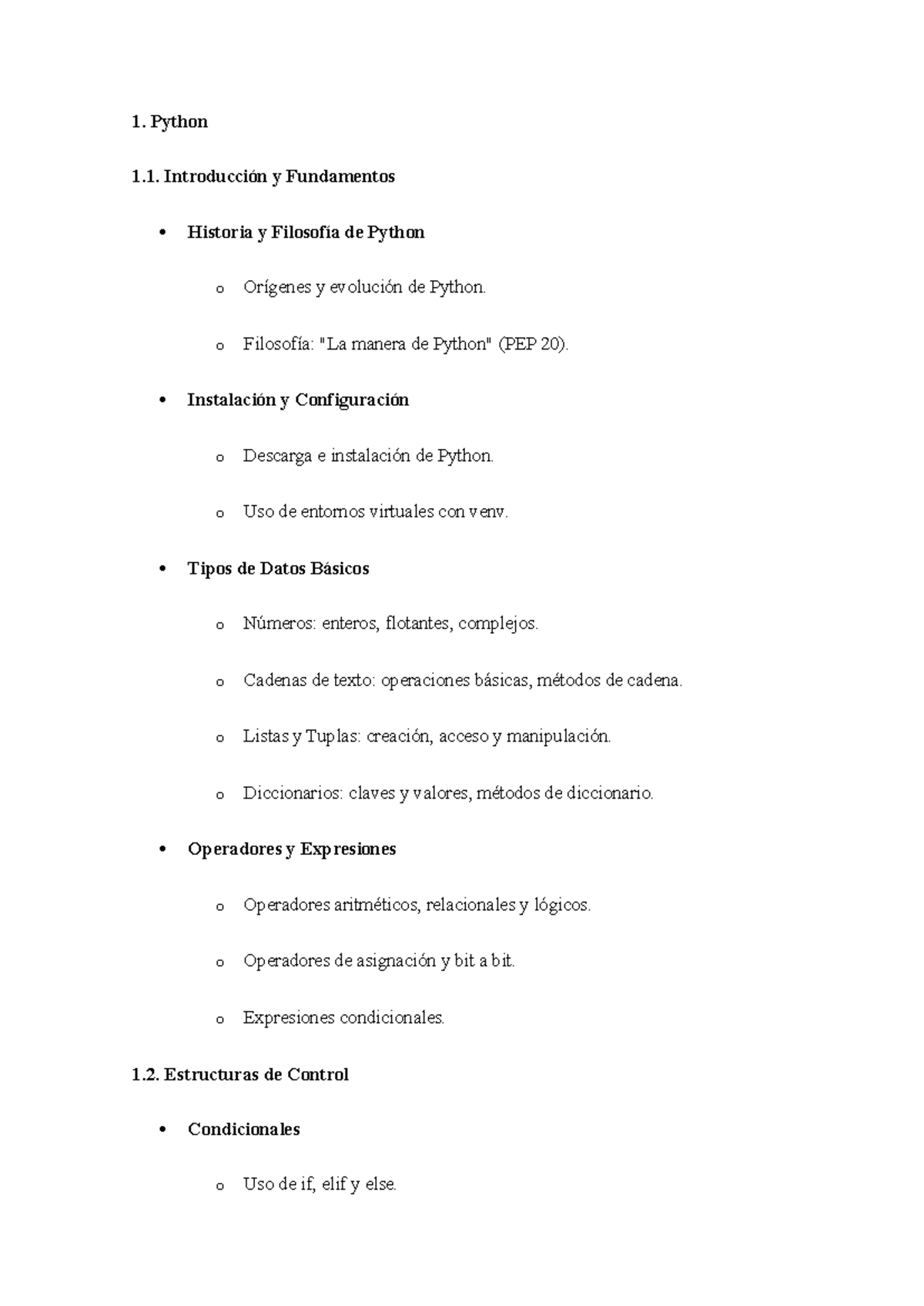 Python - 1. Python 1. Introducción y Fundamentos Historia y Filosofía ...