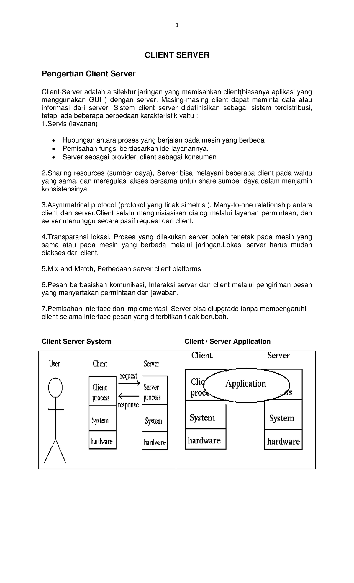 Client Server - Sistem Basis Data - CLIENT SERVER Pengertian Client ...