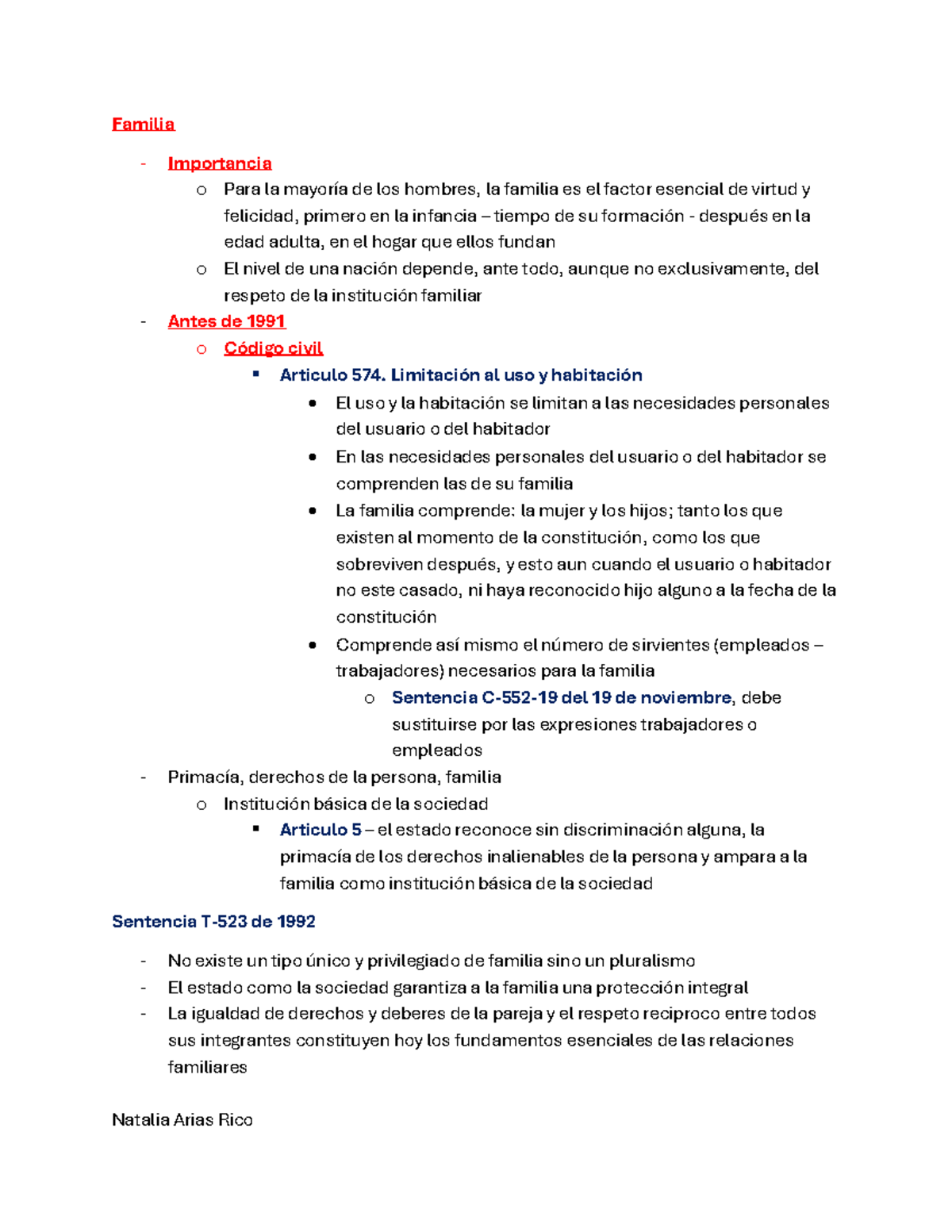 Familia (ingrid) - Familia - Importancia o Para la mayoría de los ...