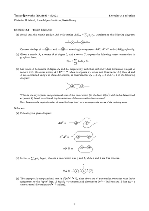 Tutorial 4 solution - ensor etworks (IN2388) – S2022 Tutorial 4 ...