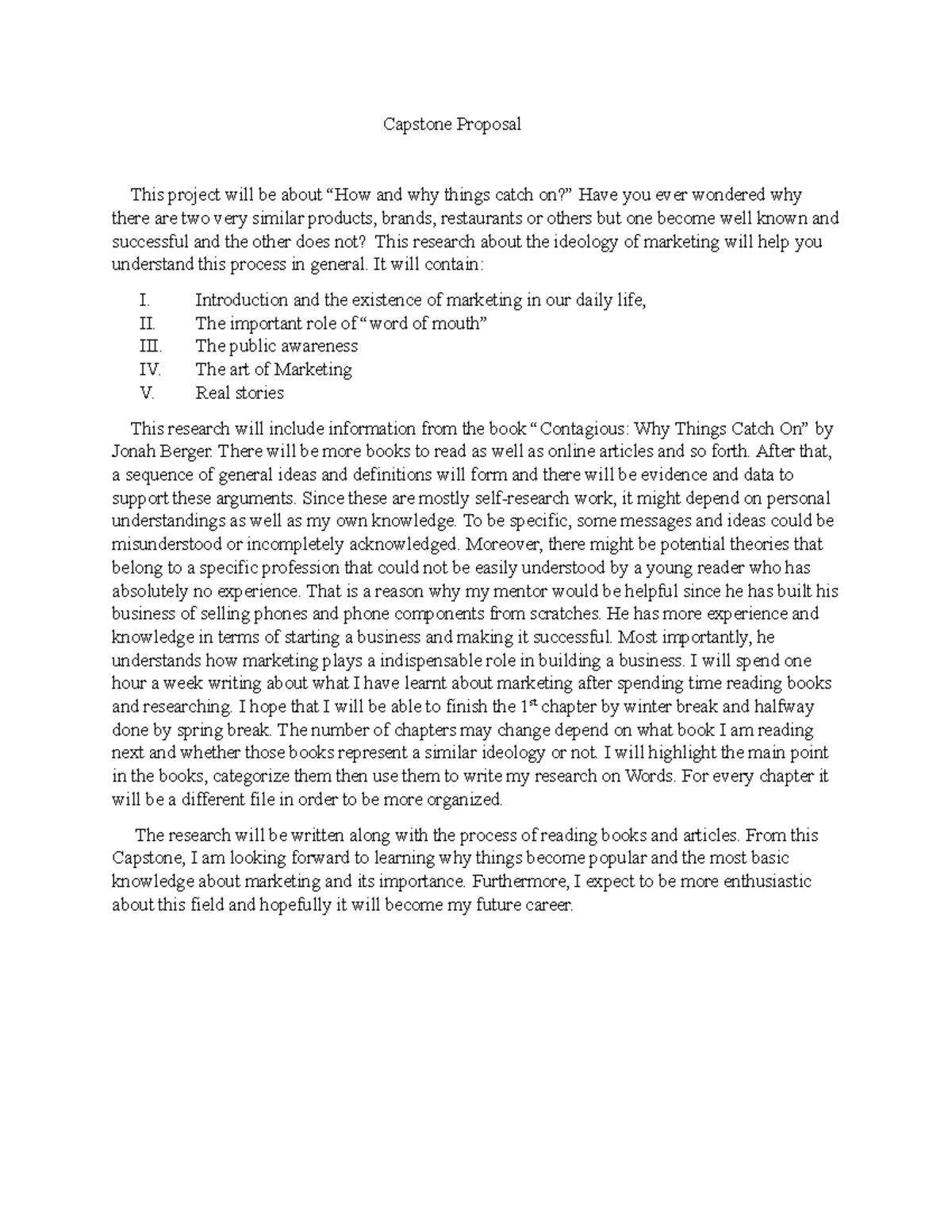 Capstone Proposal For - Capstone Proposal This project will be about ...