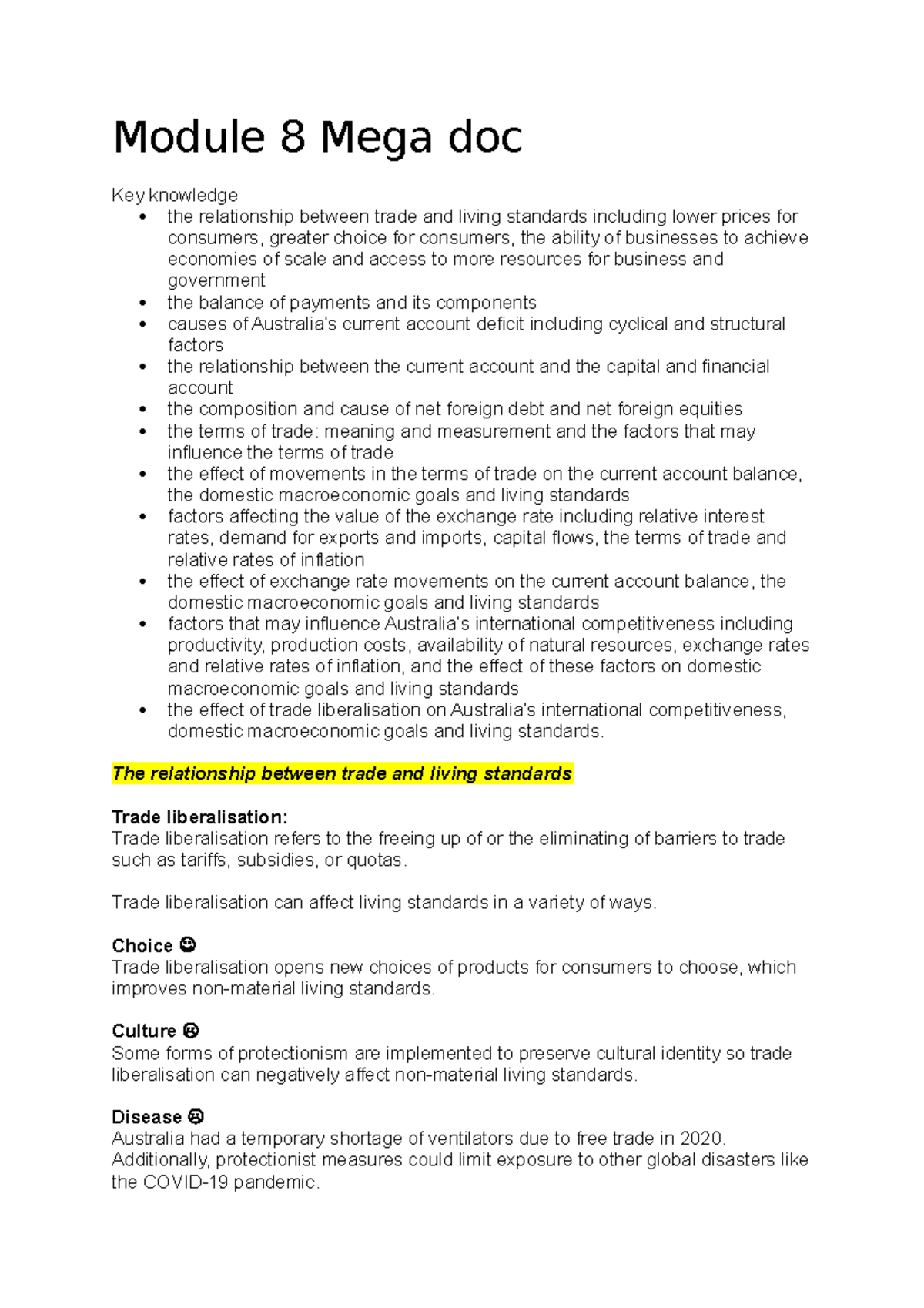 Module 8 Mega doc - Module 8 Mega doc Key knowledge the relationship ...