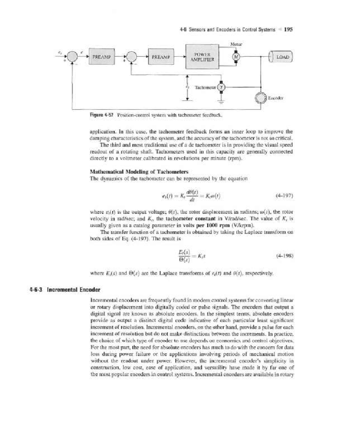 Automatic Control Systems Notes Part3 Part1 - 4-6 Sensors and Encoders ...