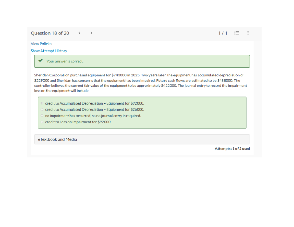 ACC-317 Module 4 - Question 18 - ACC-317 - Studocu