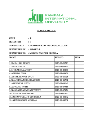 [Solved] What is woolmington vs dpp - Fundamentals of Criminal Law (LB ...