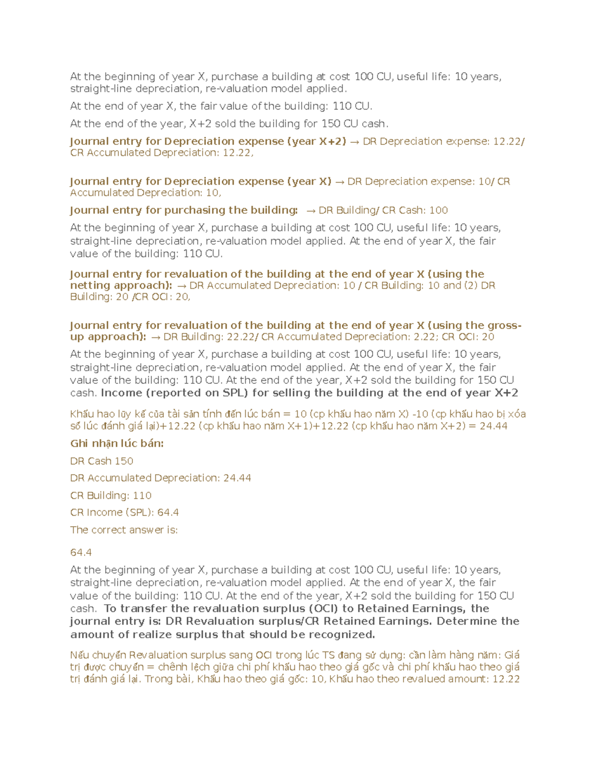 Example-6 C2 LMS KTQTE1 Cô Hạnh - At the beginning of year X, purchase ...