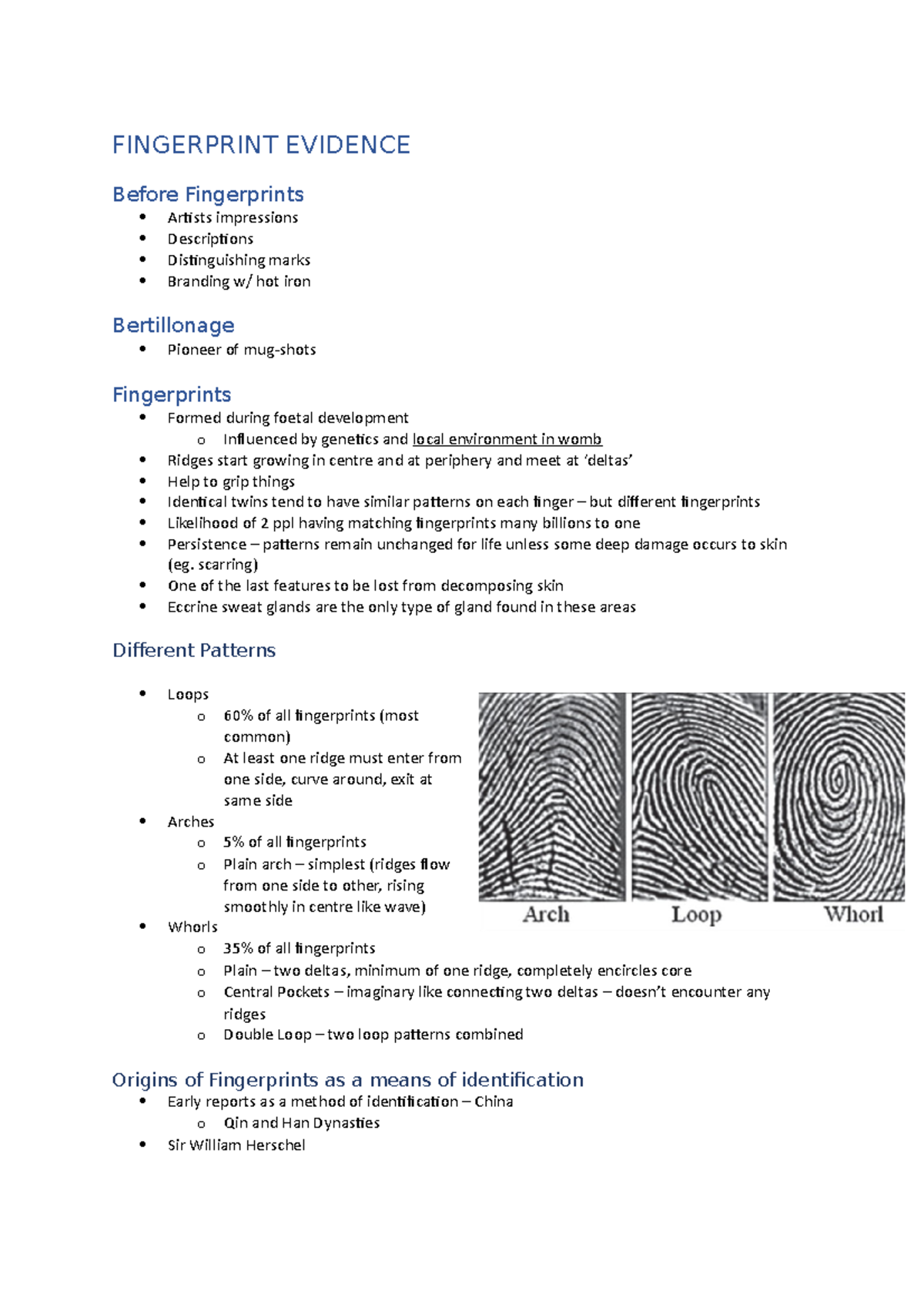 7. LECT7 - Fingerprint Evidence - FINGERPRINT EVIDENCE Before ...