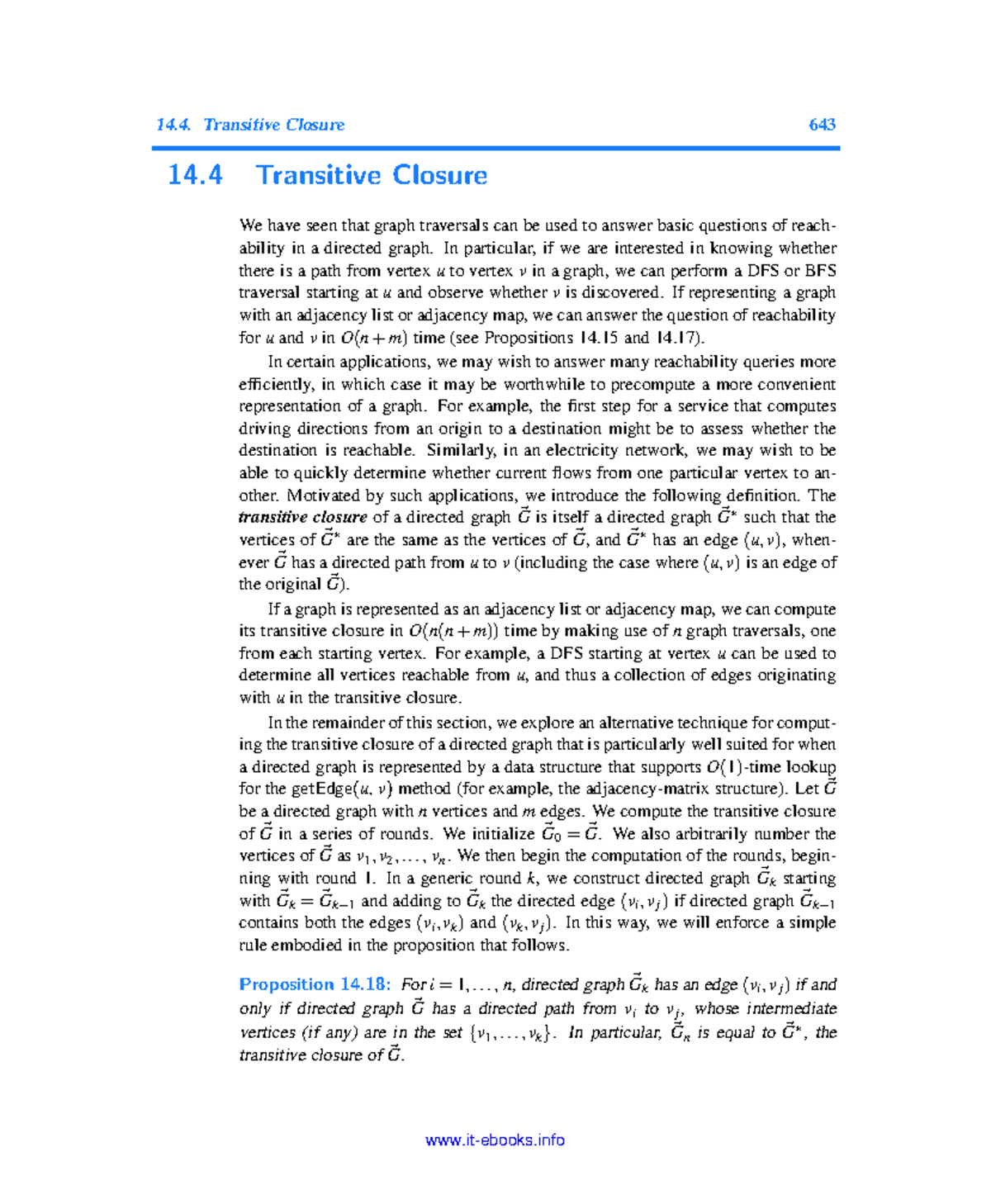 Data Structures and Algorithms in Java-67 - Transitive Closure 643 14 ...