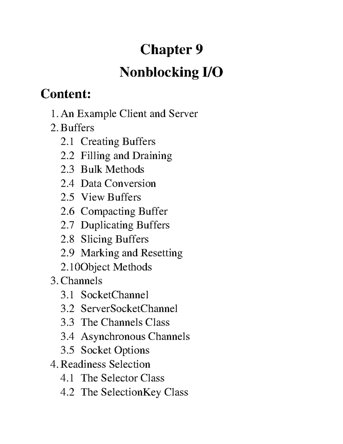 Chapter 9 - dwcfdw - Content: Chapter 9 Nonblocking I/O An Example Client and Server Buffers 2 ...