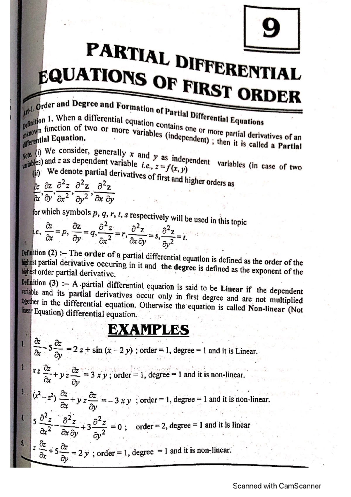 1587362383 partial differential equations unit 4-202004 17135759 - 9 PARTIAL DIFFERENTIAL ...