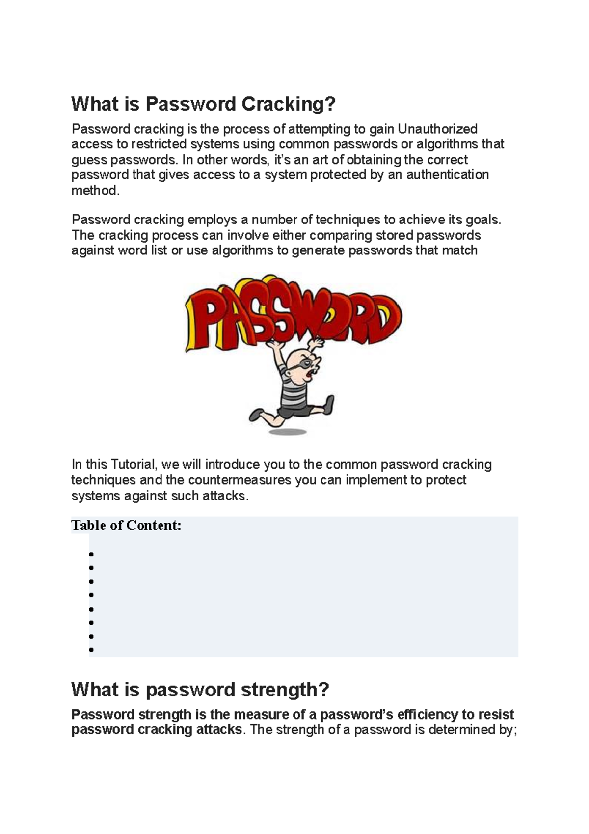 What is Password Cracking - What is Password Cracking? Password ...