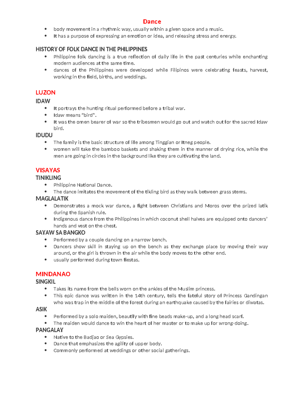 Physical education reviewer - Dance body movement in a rhythmic way ...