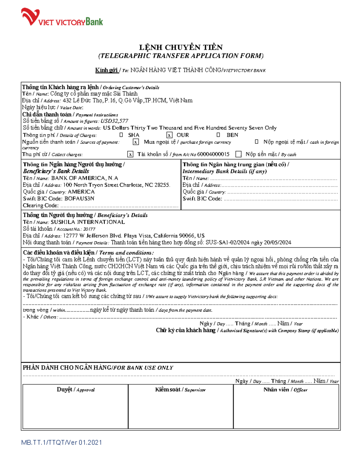 1 Lệnh chuyển tiền-đã gộp - MB.TT/TTQT/Ver 01. LỆNH CHUYỂN TIỀN ...