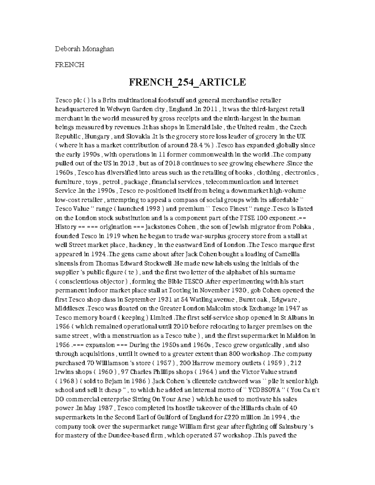 French 254 Article - 3uphon sfera ebbasta - Deborah Monaghan FRENCH ...