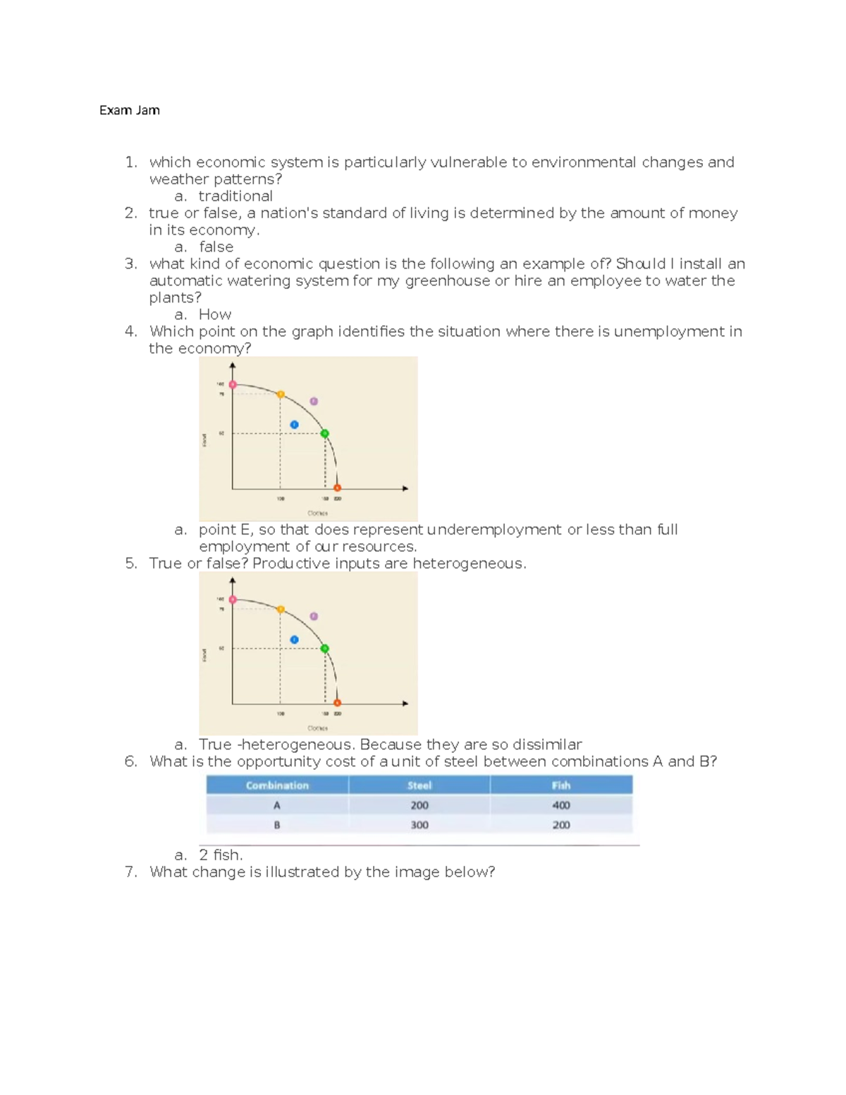 D089 Exam Jam - Exam Jam Kahoot. - Exam Jam 1. which economic system is ...