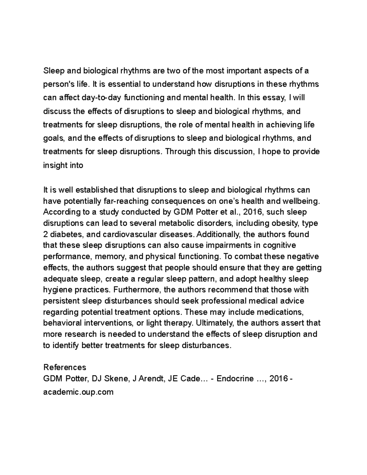 Sleep and Biological Rhythms Sleep Stages and Cycles - Sleep and ...